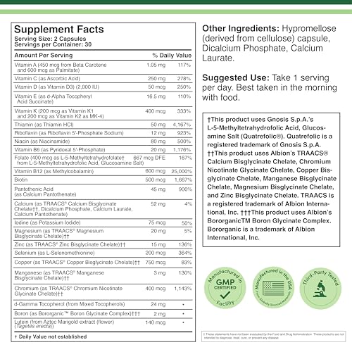 methylated B complex vitamin capsules