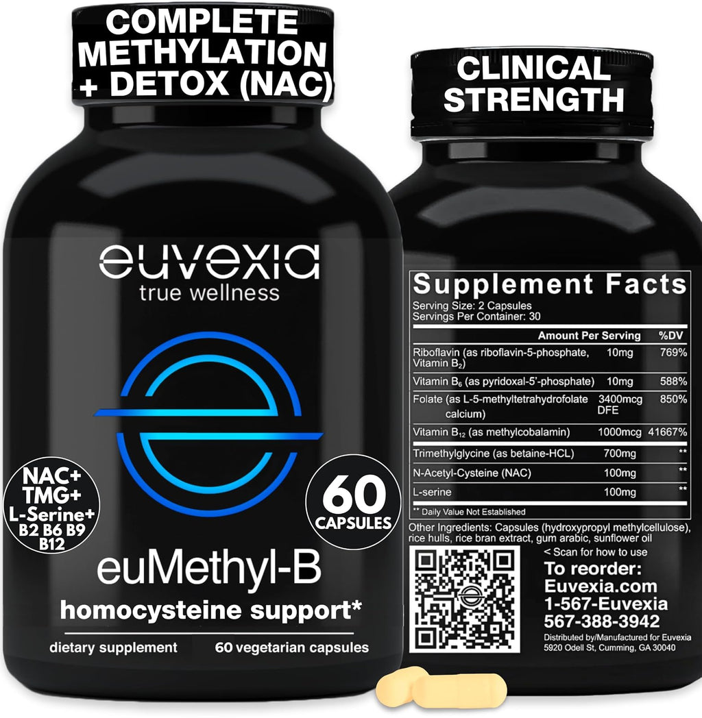 Methylated B Complex vitamins for energy