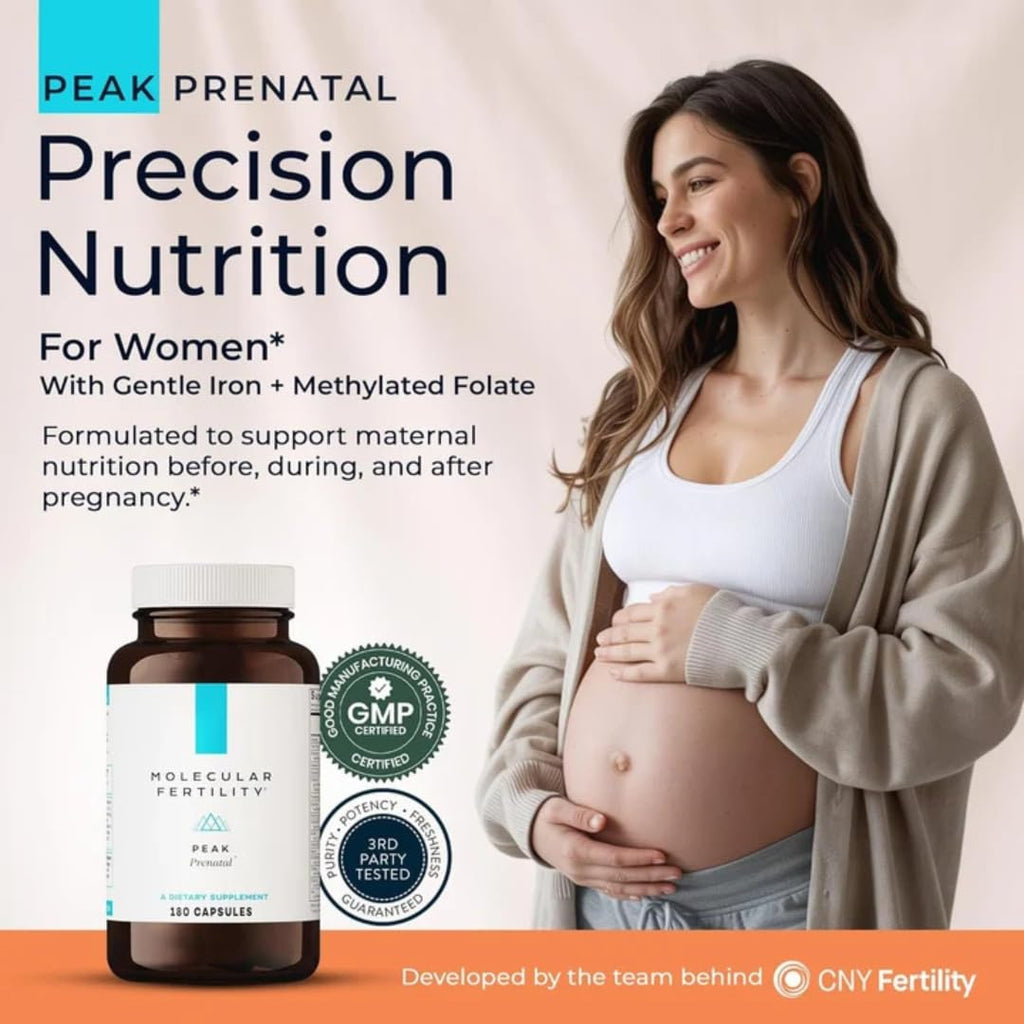Methylated folate in Peak prenatal vitamins