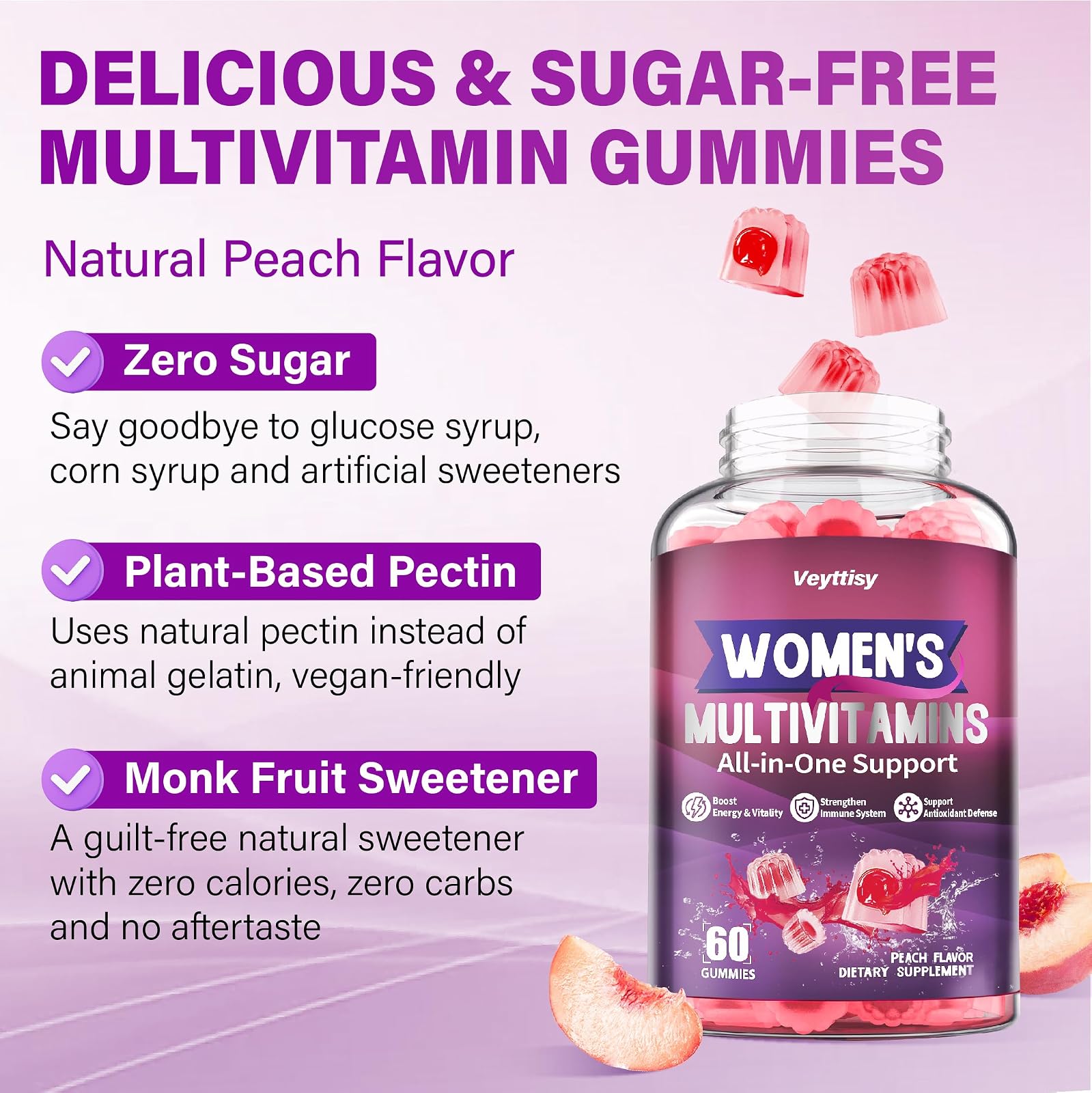 Methylated gummy vitamins for better absorption