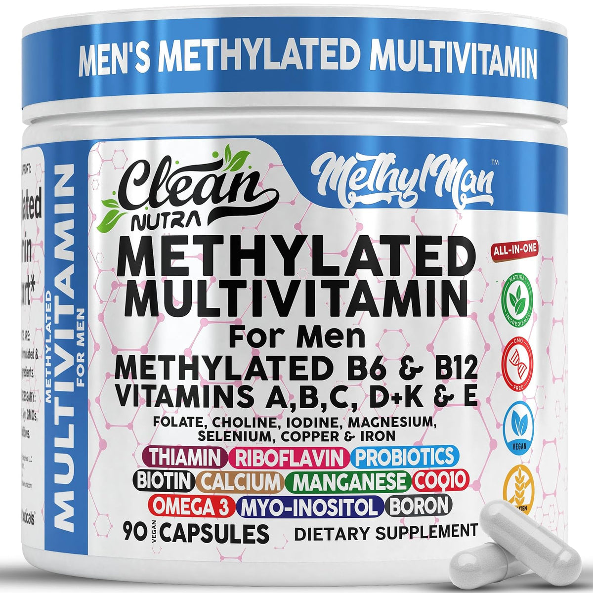 Methylated multivitamin for men's health