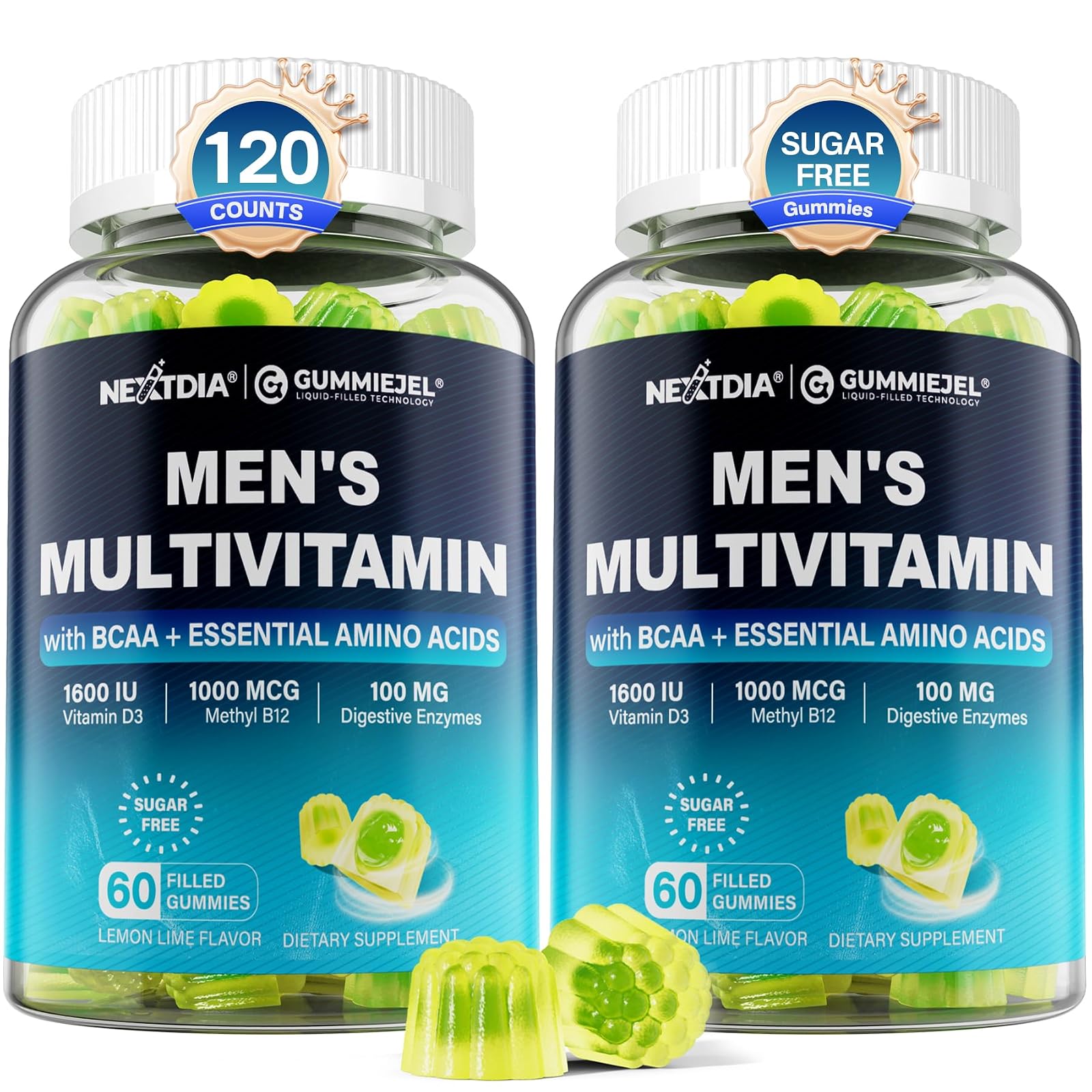 Methylated multivitamin gummies for energy