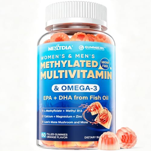 Methylated multivitamin gummies for energy