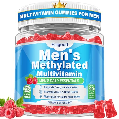 Methylated multivitamin gummies for men