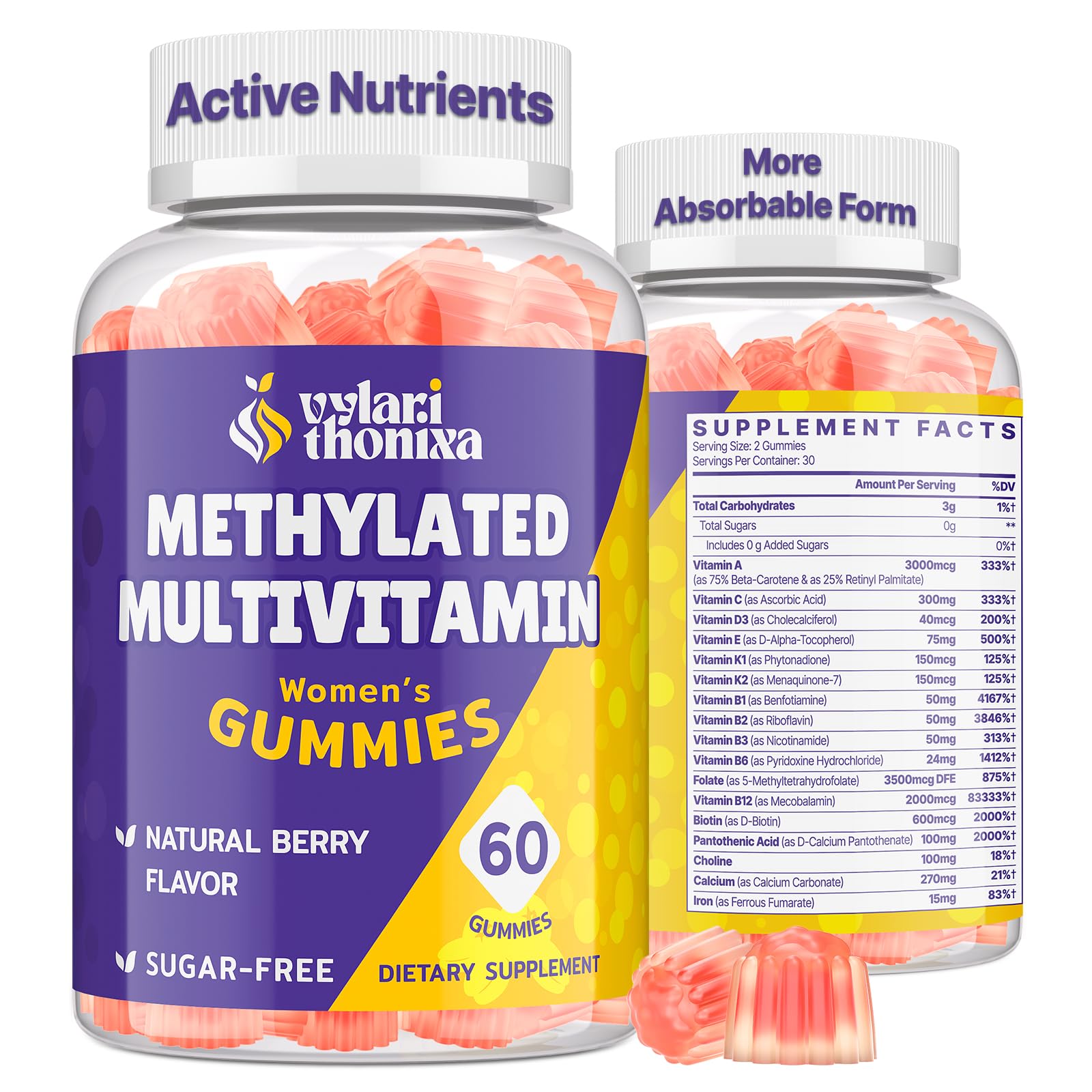 methylated multivitamin gummies for women