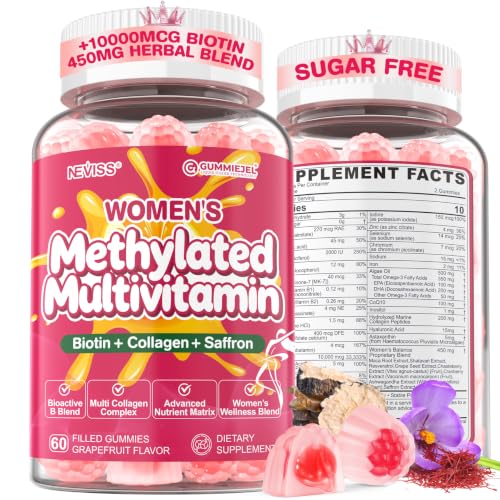 Methylated multivitamin gummies for women