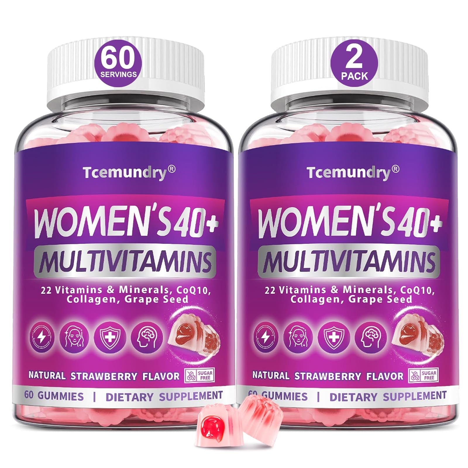 Methylated multivitamin gummies for women