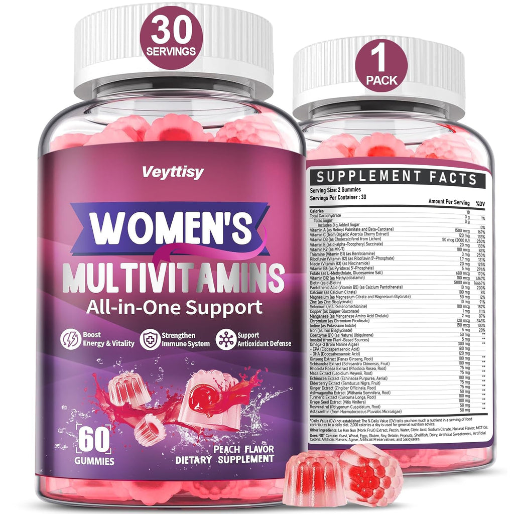 Methylated multivitamin gummy for energy