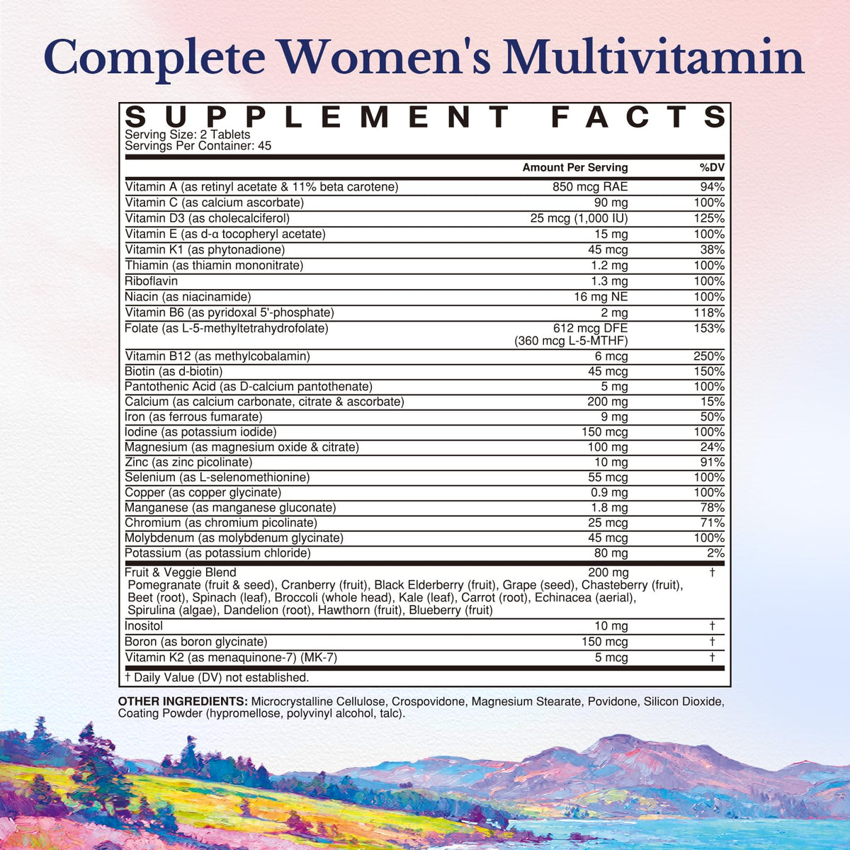 methylated multivitamins for women