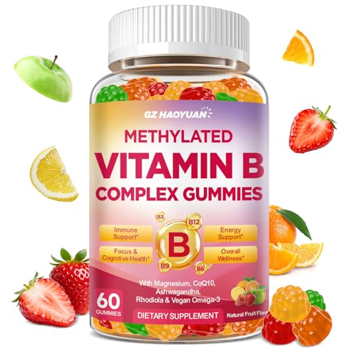 Methylated Vitamin B Complex gummies for energy