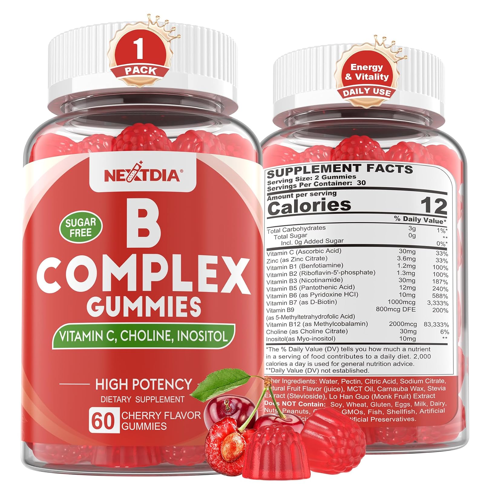 methylated vitamin b complex gummies