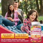 Methylated vitamin B gummies for mental clarity
