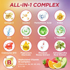 Methylated Vitamin B gummies for stress relief