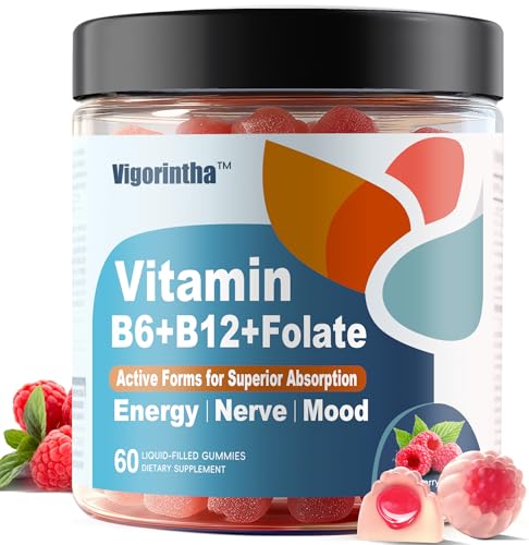 Methylated Vitamin B6 gummies for energy