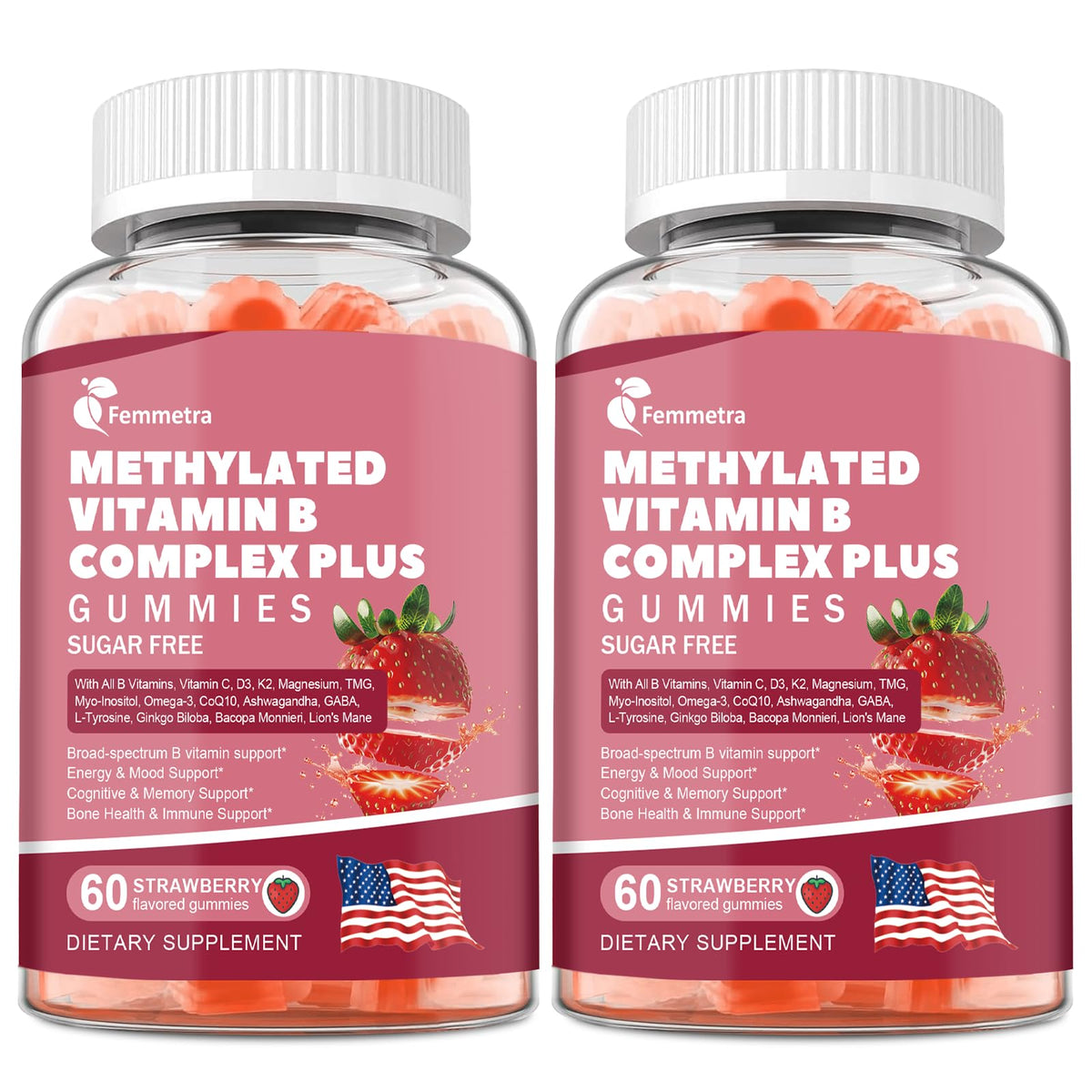 Methylation support gummies for energy