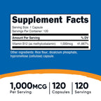 methylcobalamin 1000 mcg capsules
