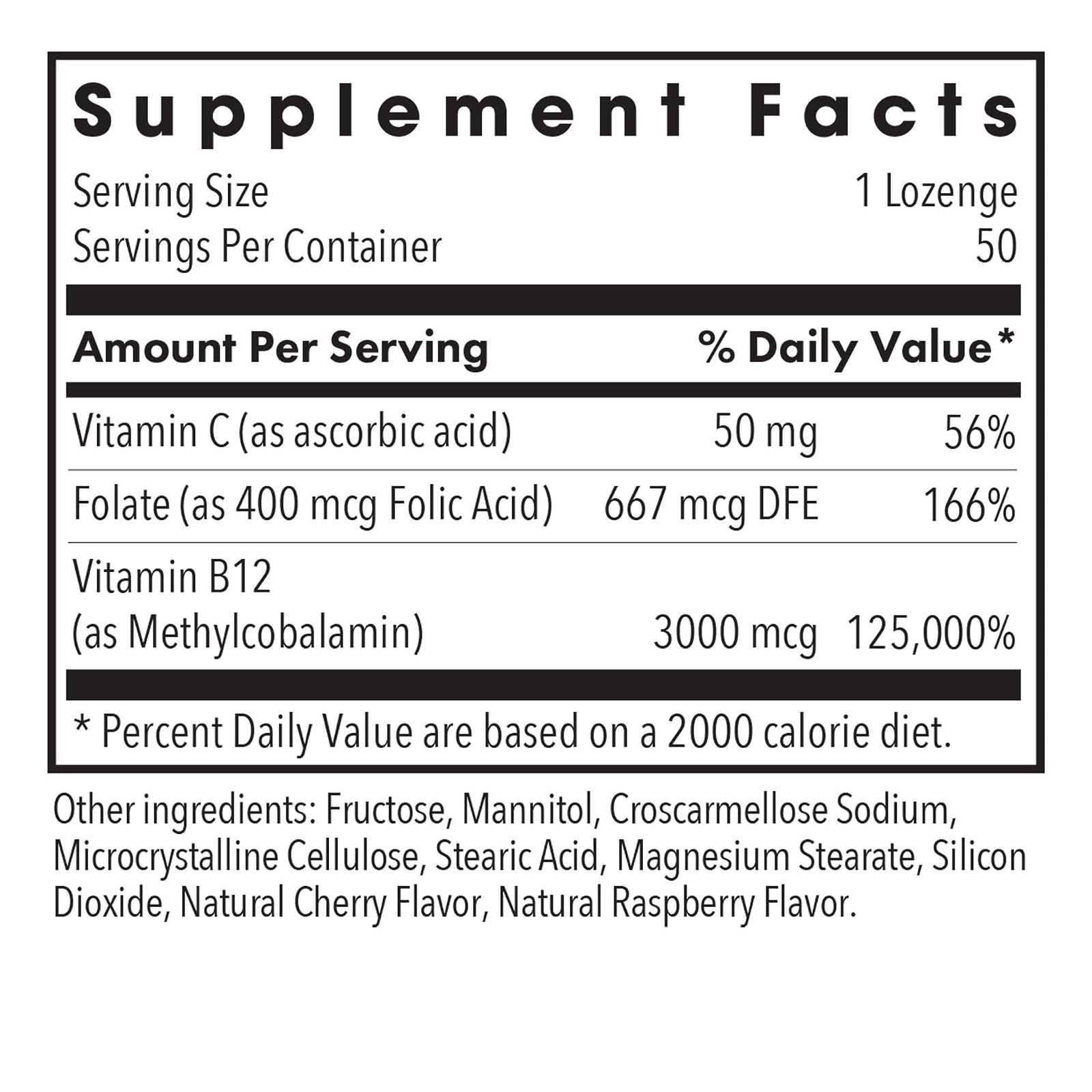 Methylcobalamin 3000 mcg vitamin support