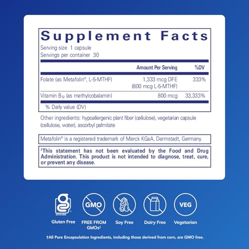 methylcobalamin b12 folate supplement