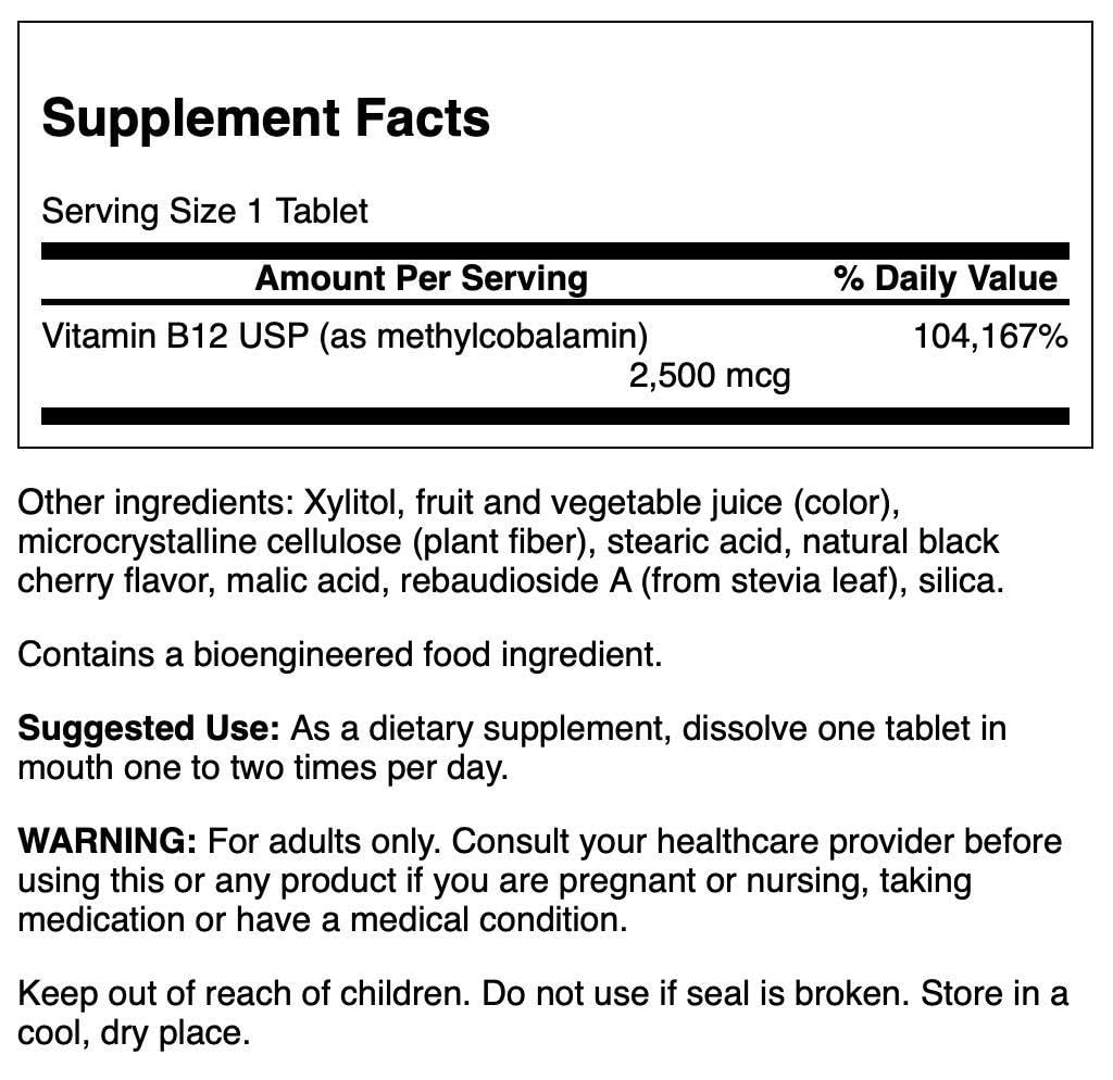 Methylcobalamin B12 supports nerve health