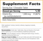 methylcobalamin chewable vitamin B12