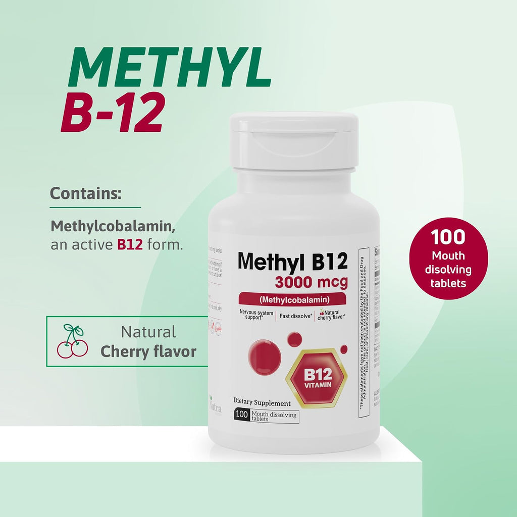 Methylcobalamin tablets for overall wellness