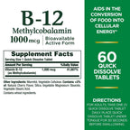 methylcobalamin vitamin B12 for energy support