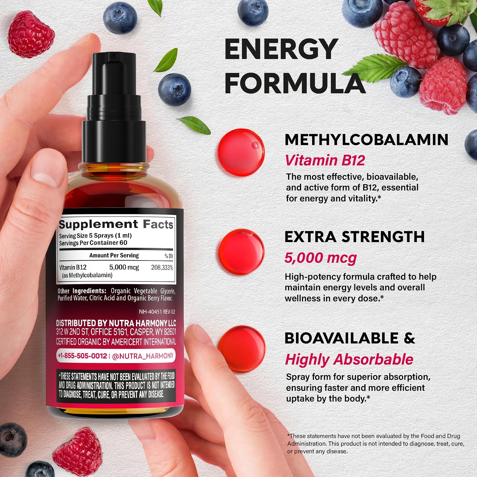 methylcobalamin vitamin B12 spray benefits