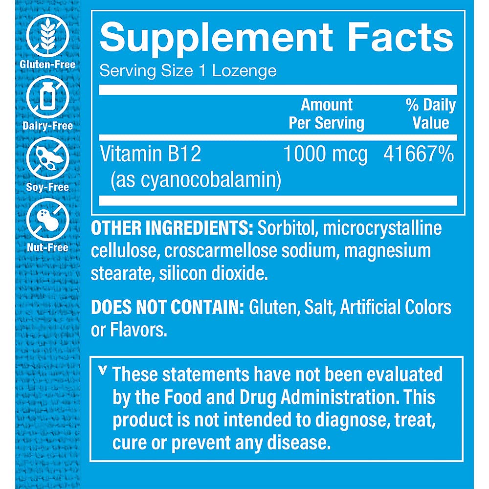methylcobalamin vitamin b12 supplement