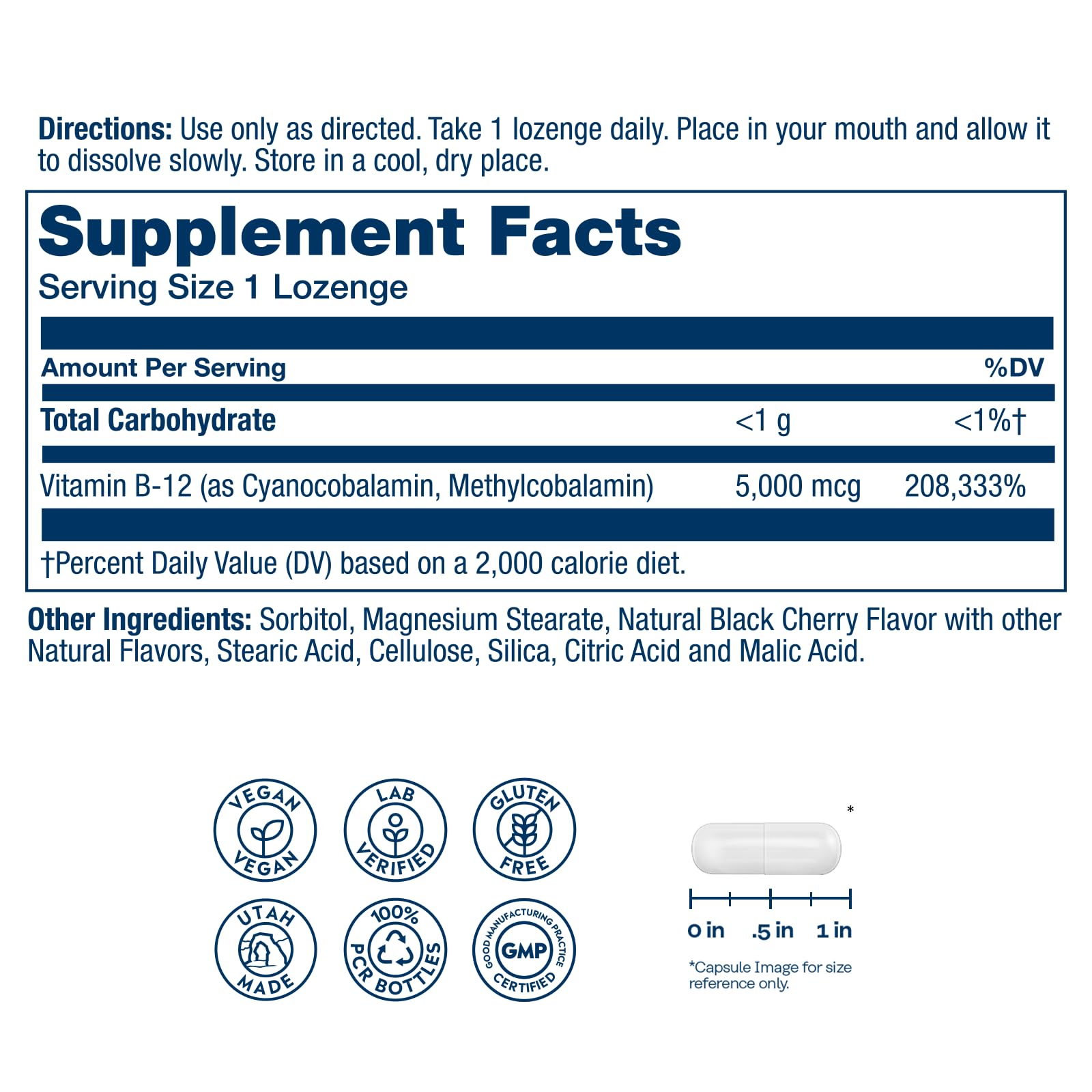 methylcobalamin vitamin B12 supplement
