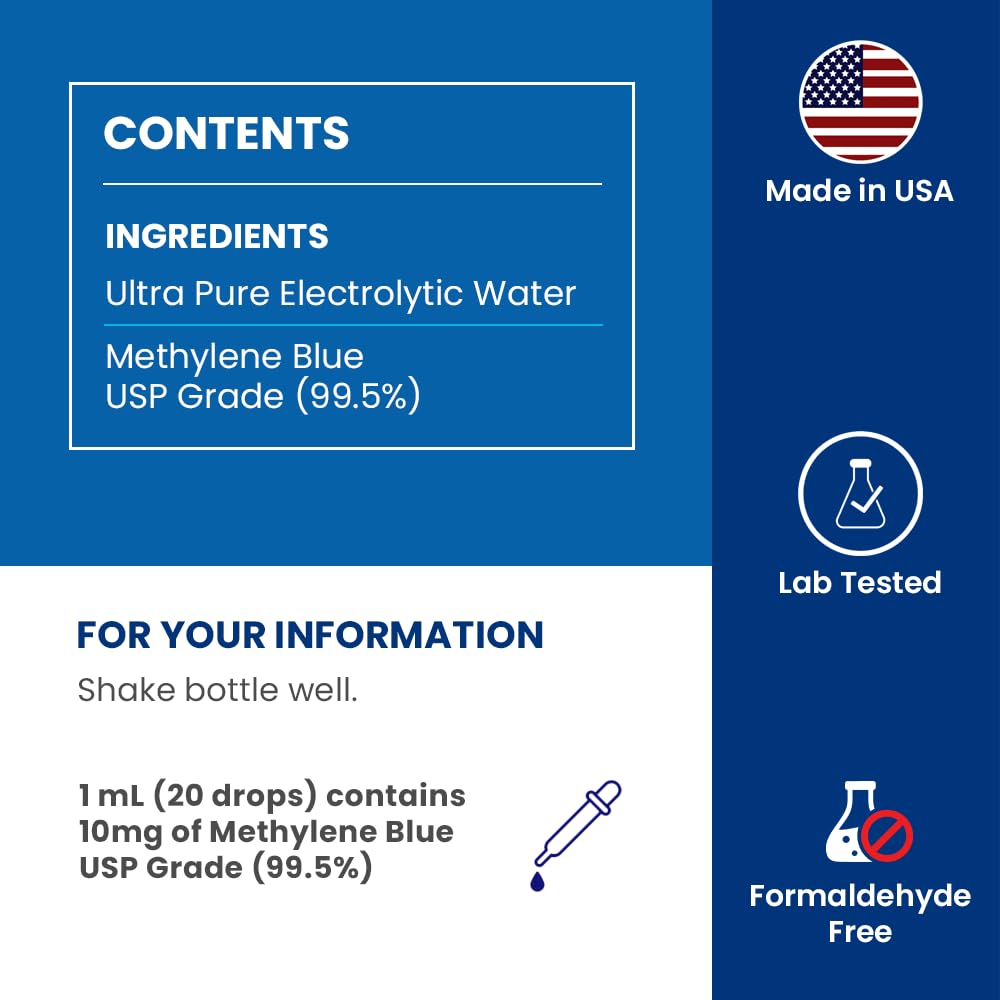 Methylene Blue 1% for cellular support