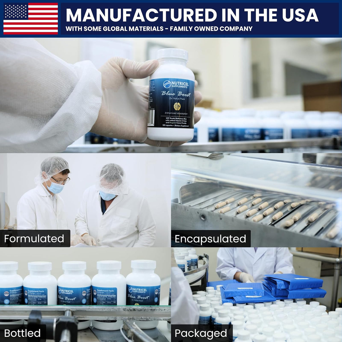 Methylene Blue capsules for digestive health