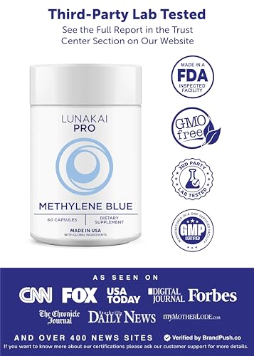 Methylene Blue capsules for energy support