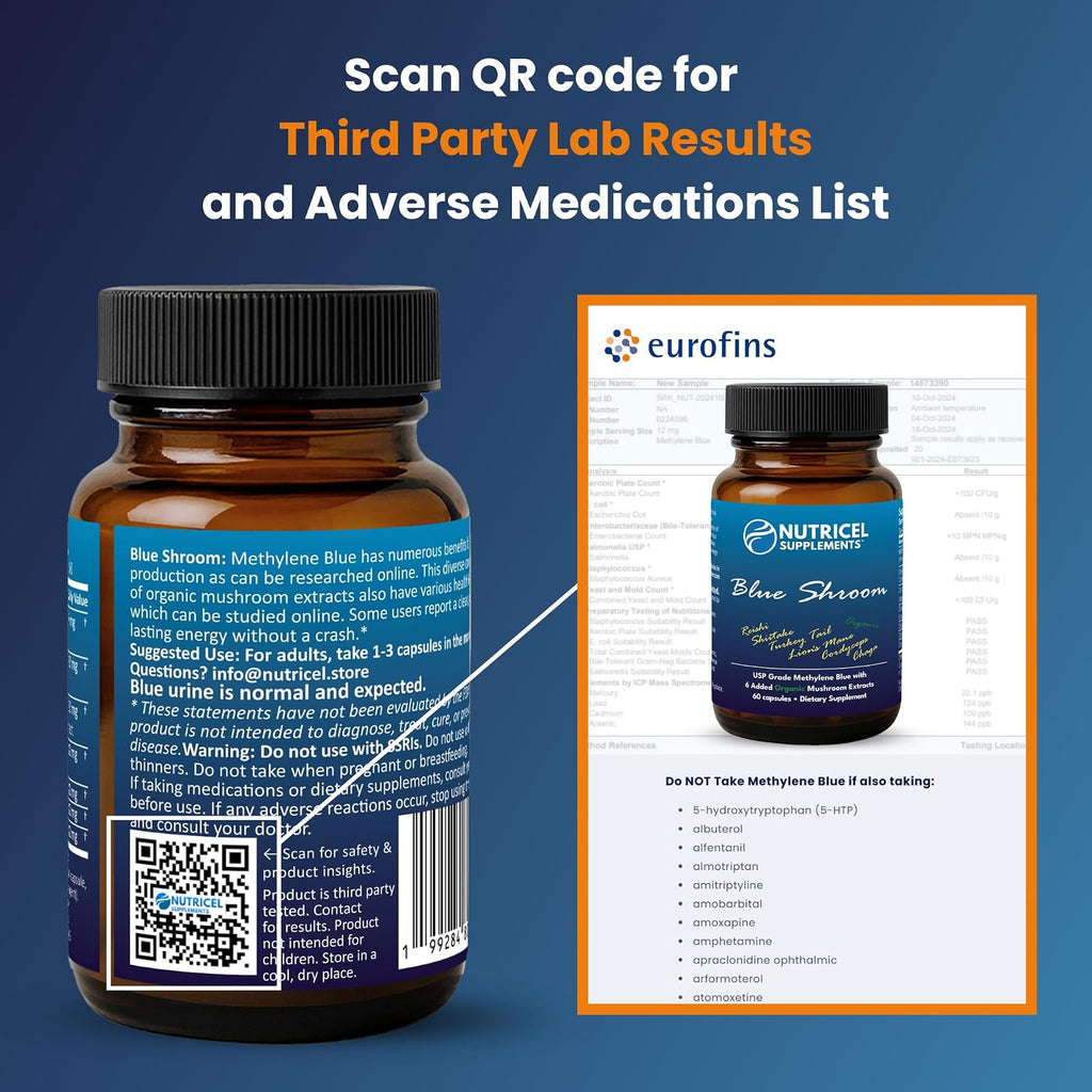 Methylene Blue capsules for immune health
