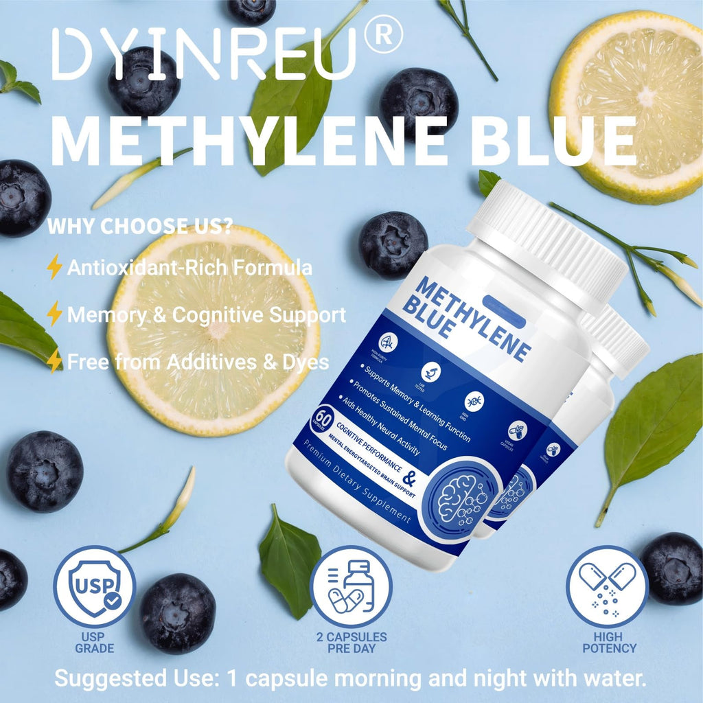 Methylene Blue capsules for mental energy