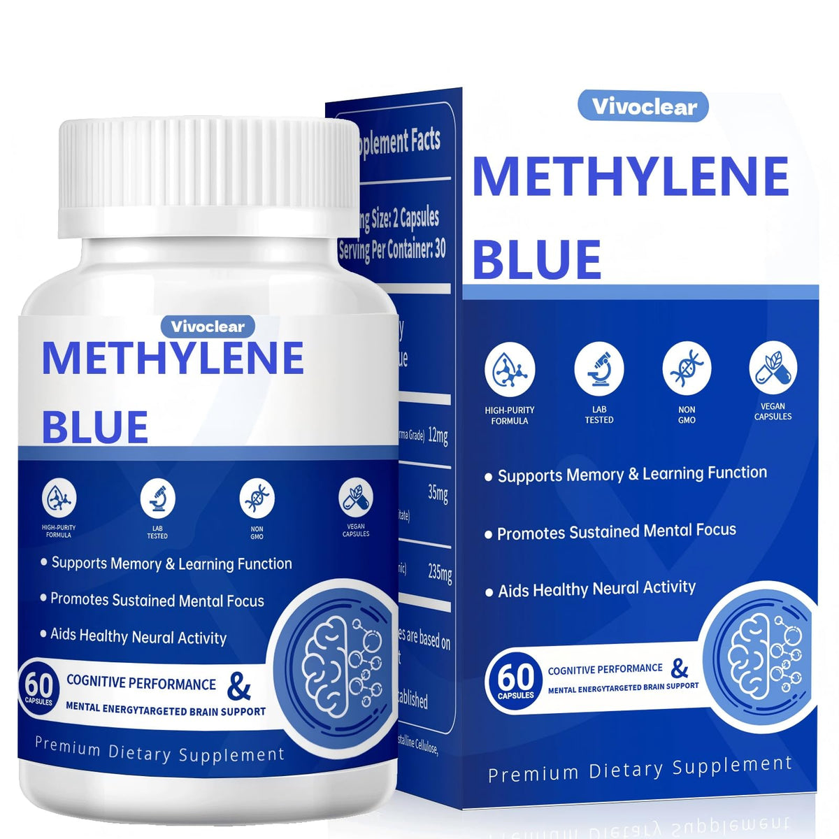 Methylene Blue cognitive support capsules