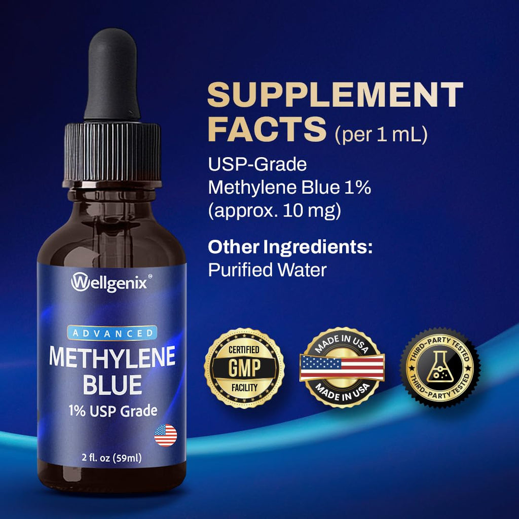 Methylene Blue Drops 2 fl oz convenience