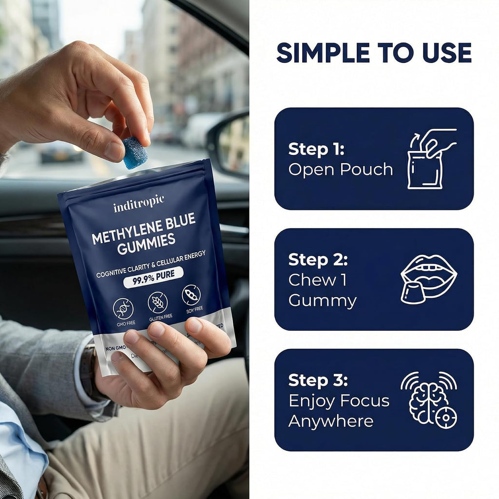 Methylene Blue gummies for energy boost