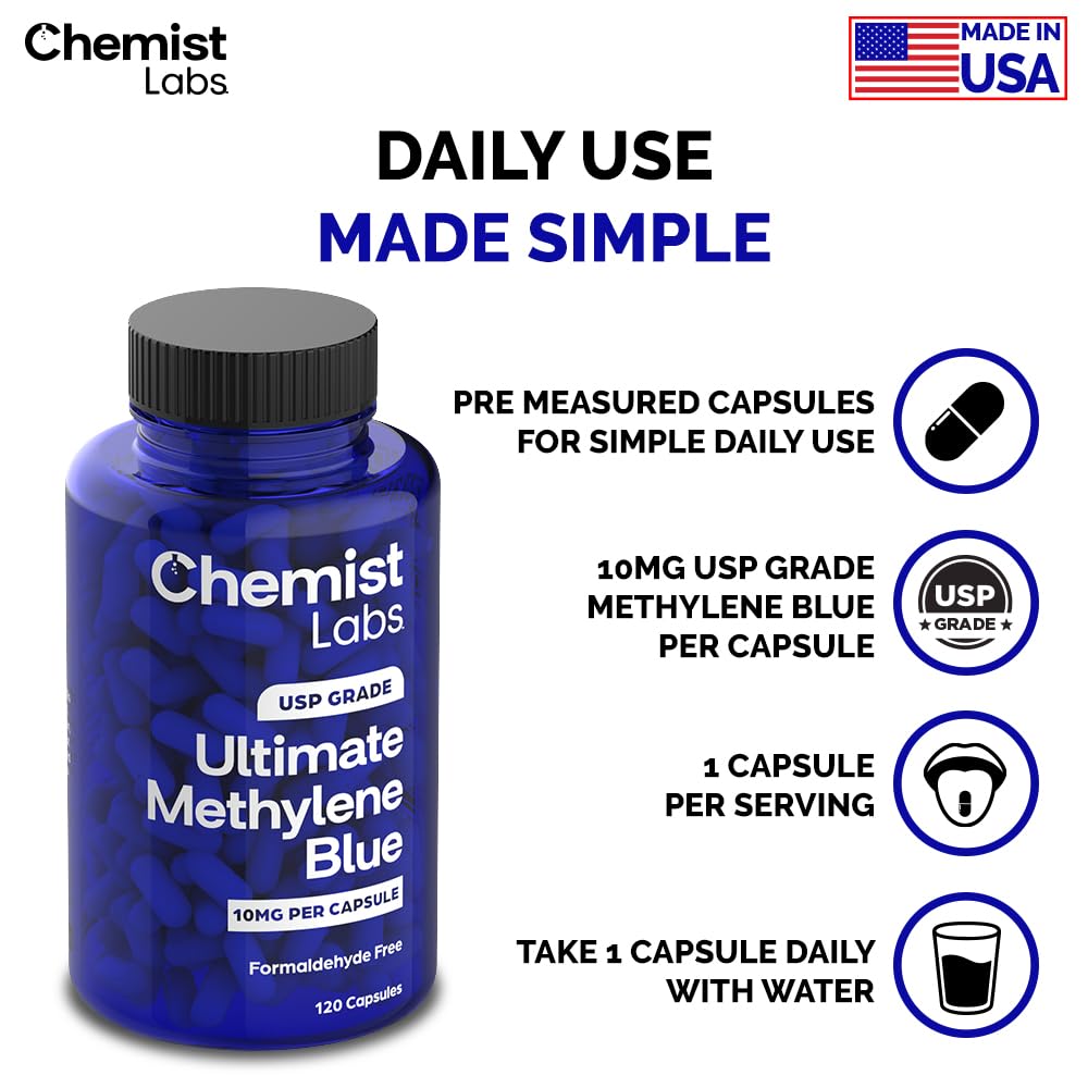 Methylene Blue immune support capsules