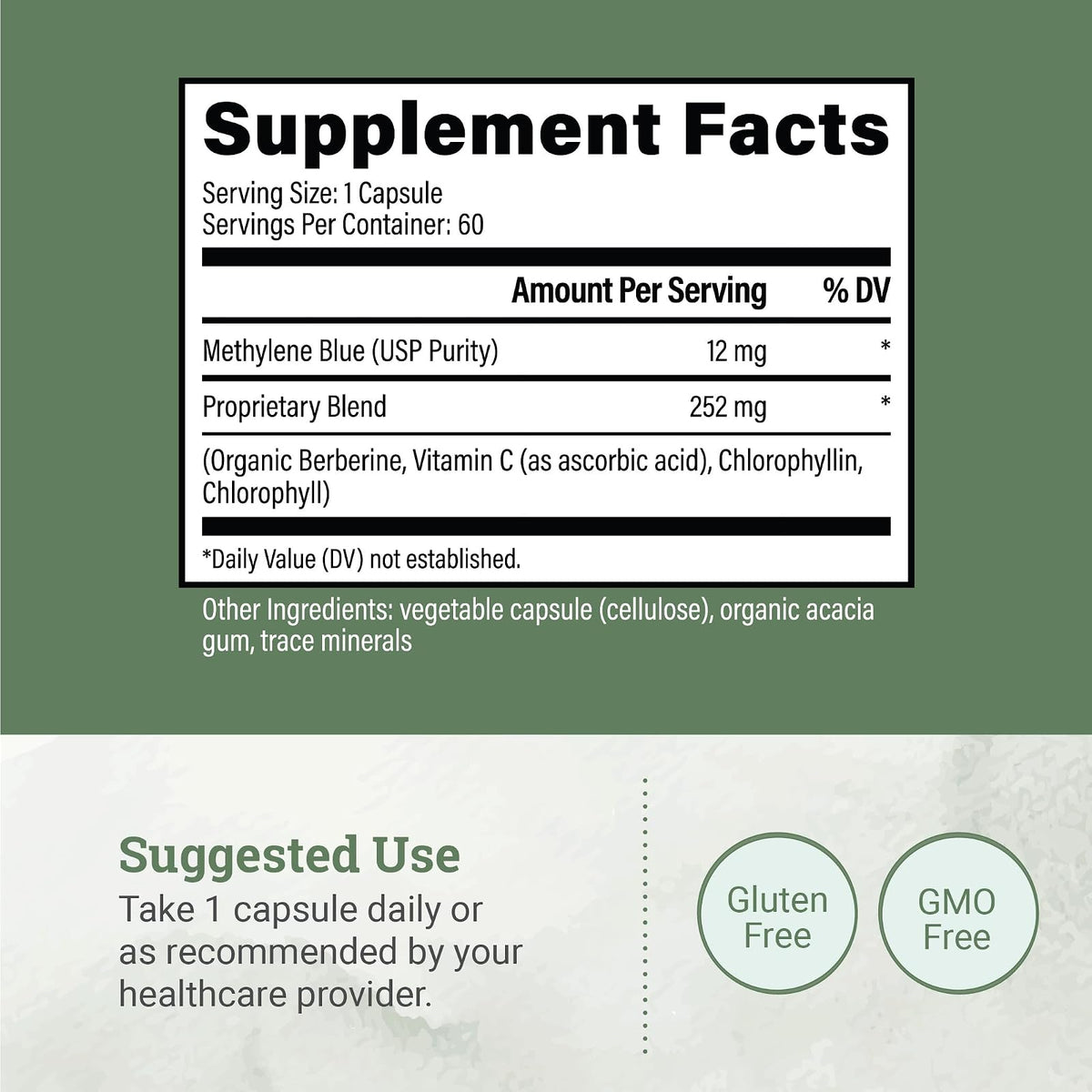 Methylene Blue multivitamin for men