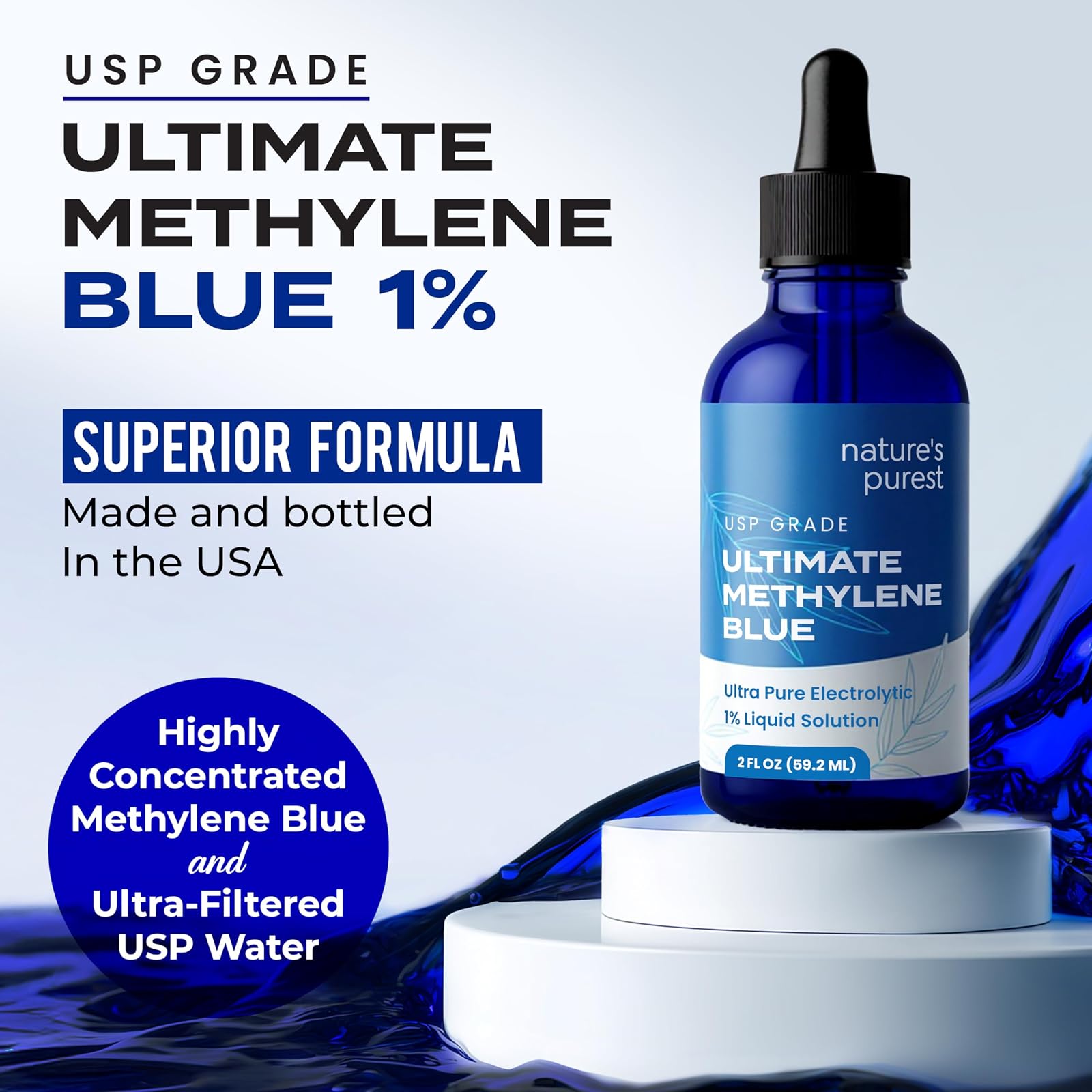 Methylene Blue solution for wellness