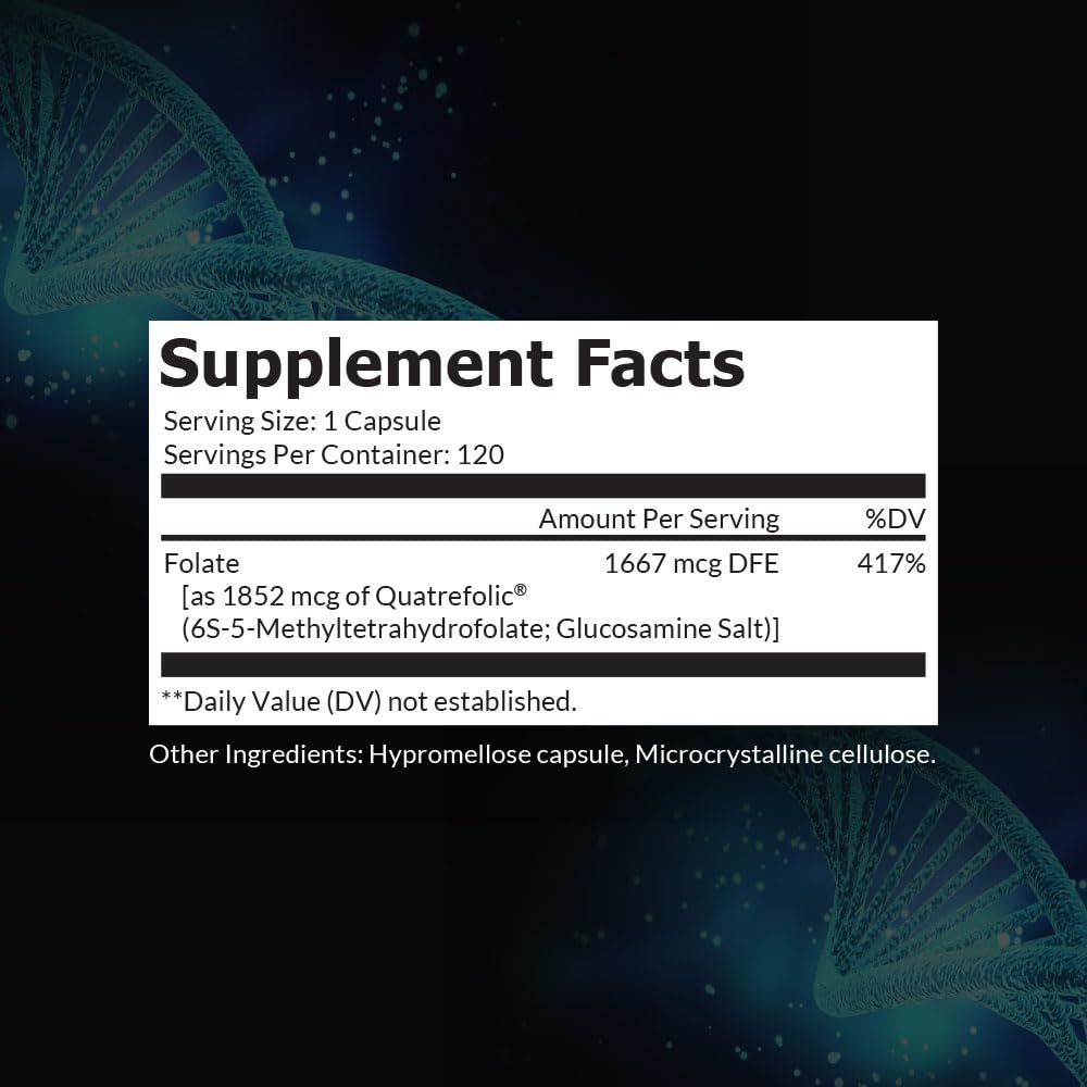 Methylfolate 1 mg for energy support