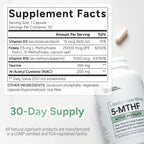 Methylfolate capsules for cardiovascular wellness
