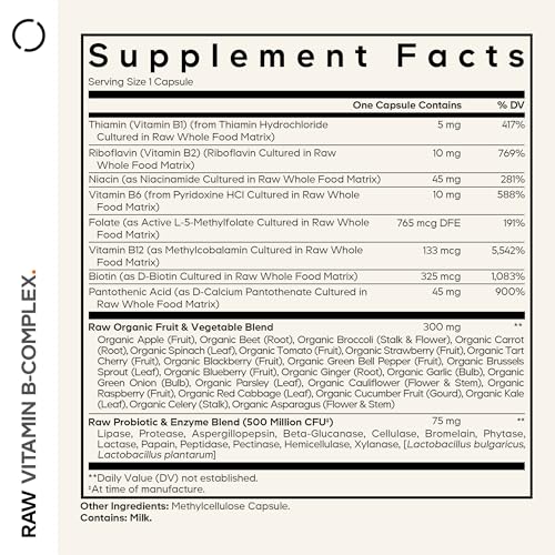 Methylfolate enriched vitamin b complex