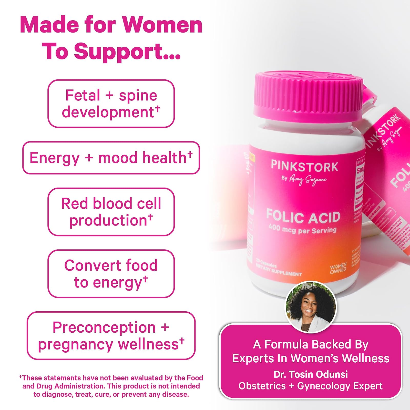 Methylfolate for healthy fetal development