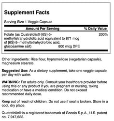 methylfolate for healthy prenatal support