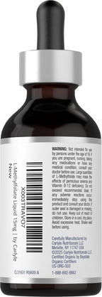 Methylfolate for optimal health