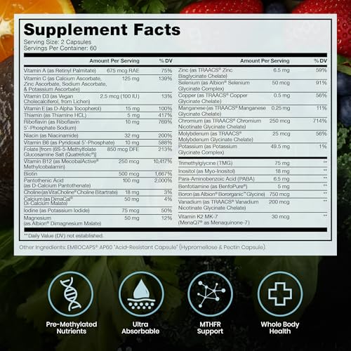 methylfolate for optimal nutrient support