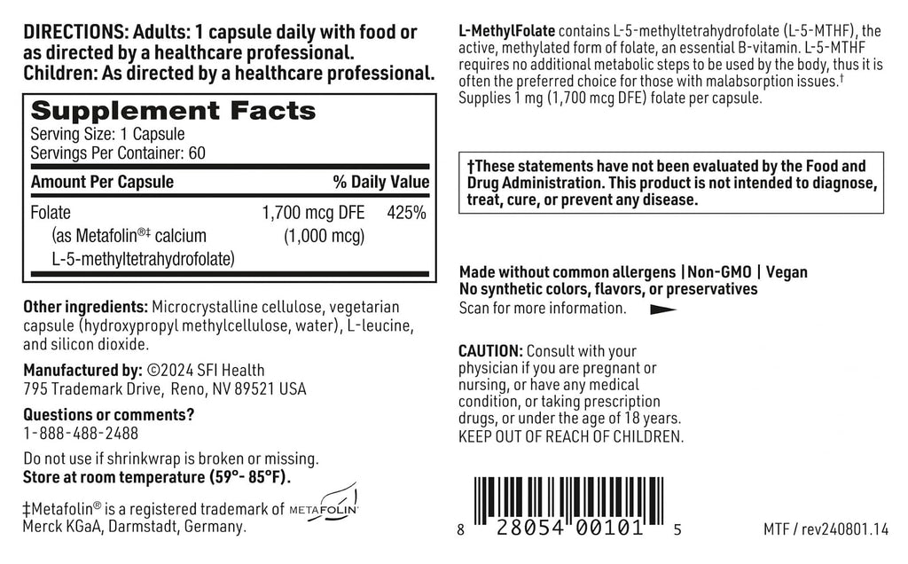 methylfolate for prenatal health
