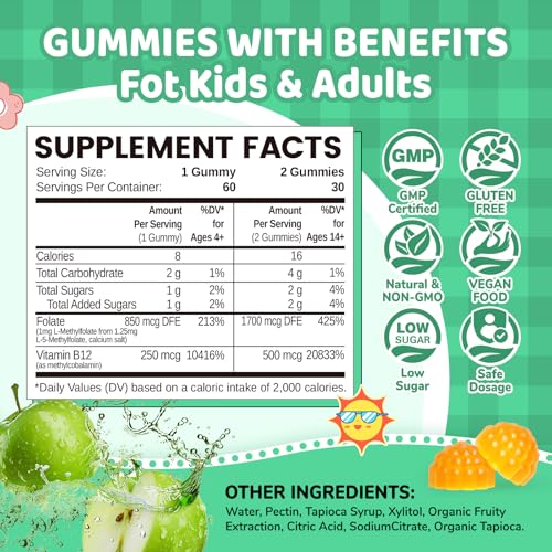 methylfolate gummies for better mood