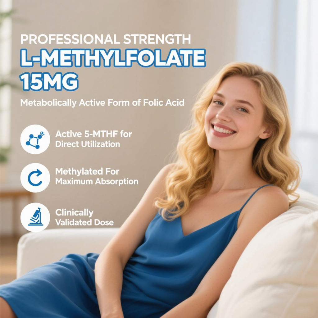 Methylfolate gummies for mood support